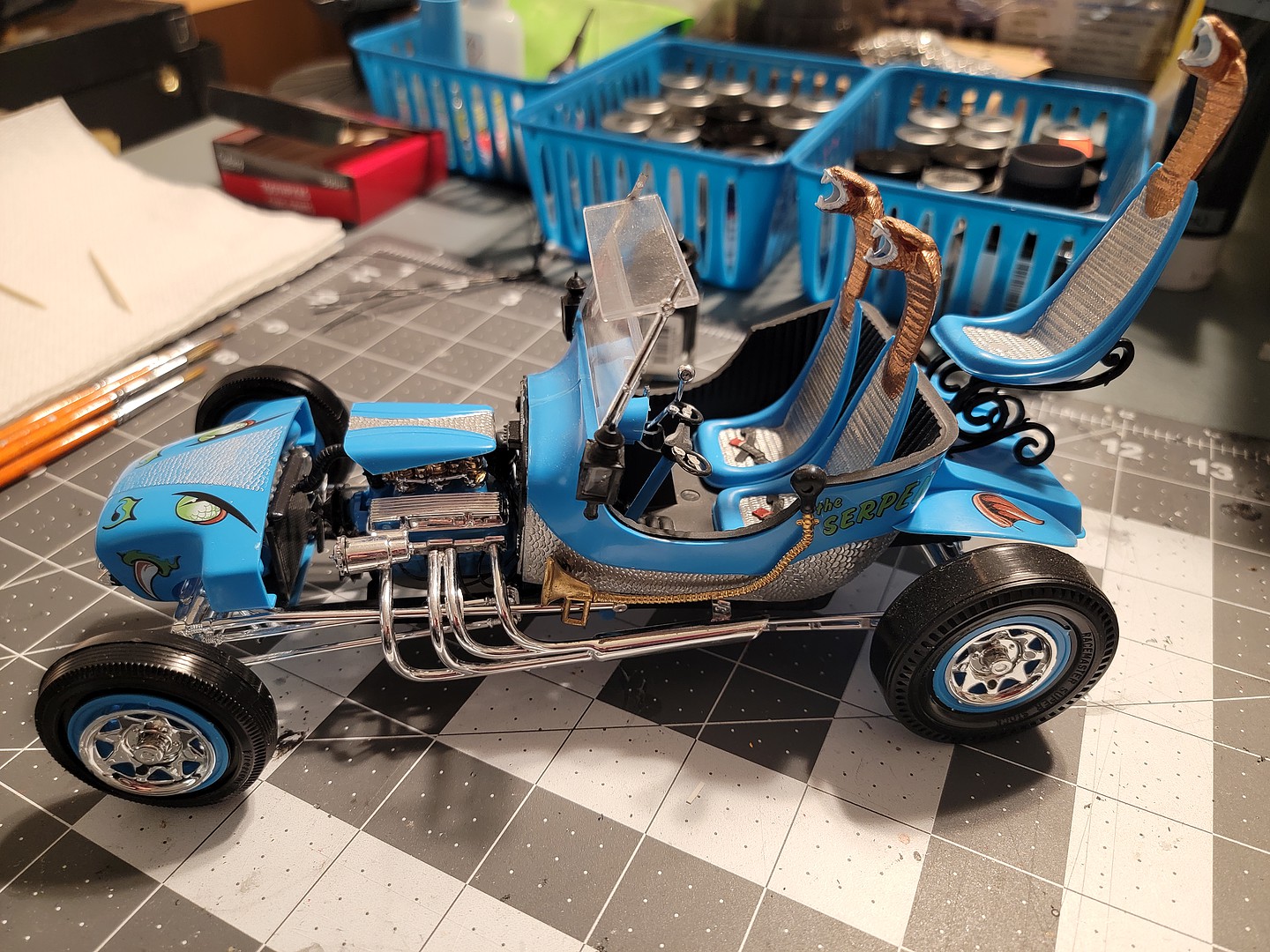 Serpent Show Rod -- Plastic Model Car Kit -- 1/16 Scale -- #hl137-12 ...