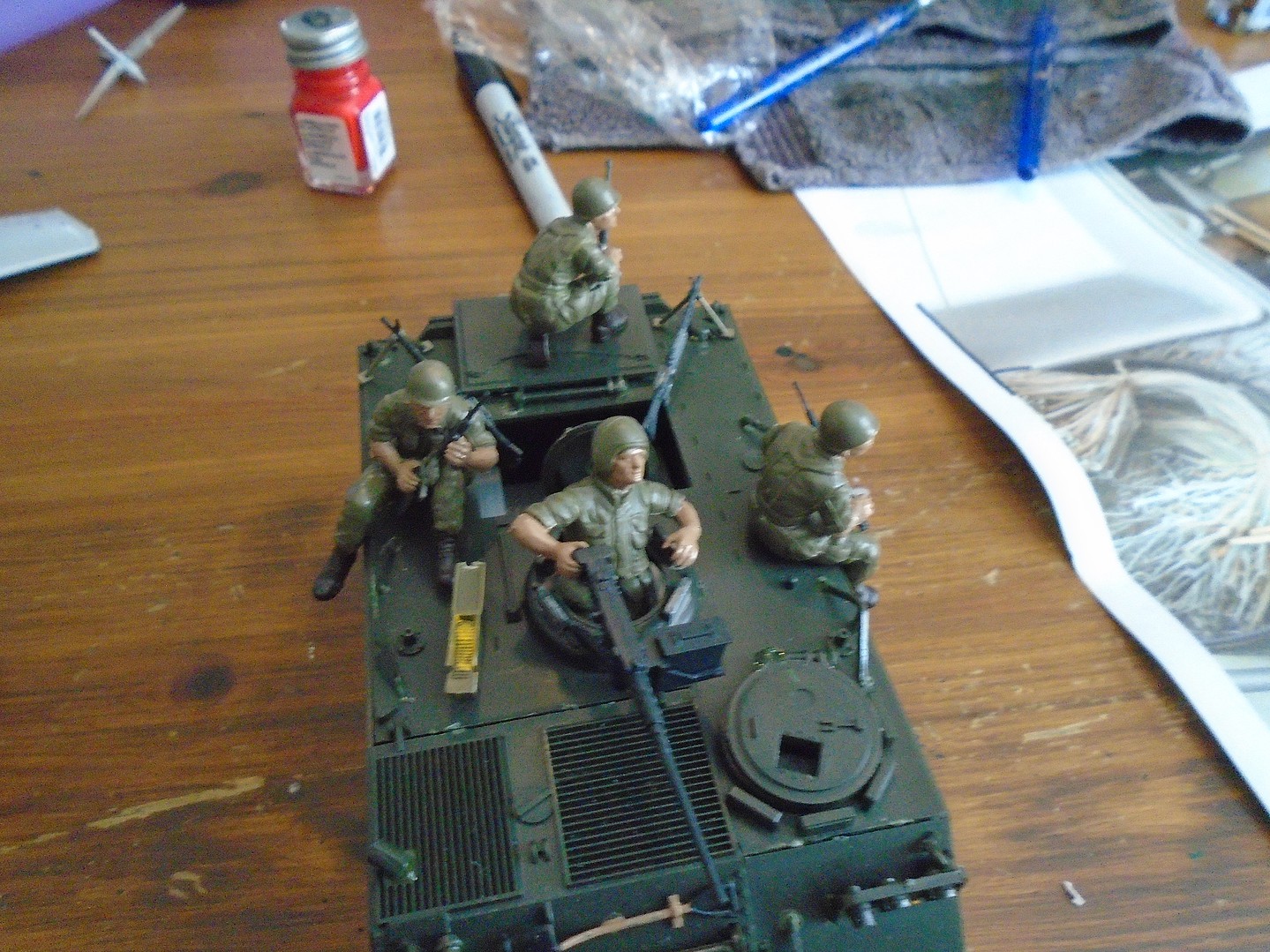 Gallery Pictures Tamiya US M113 APC CA140 Plastic Model Military ...