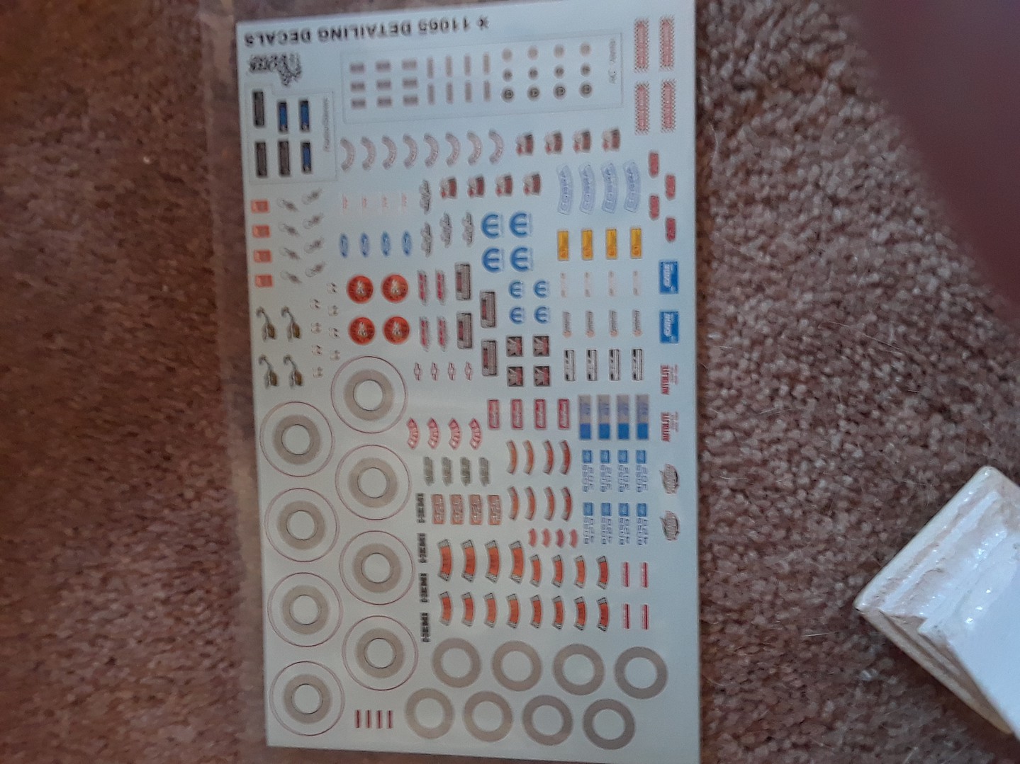 Car Detailing Decals (Brakes, etc.) -- Plastic Model Vehicle Decal -- 1 ...