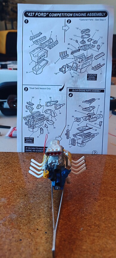 Ford 427 Competition Engine Kit -- Plastic Model Vehicle Accessory -- 1 ...