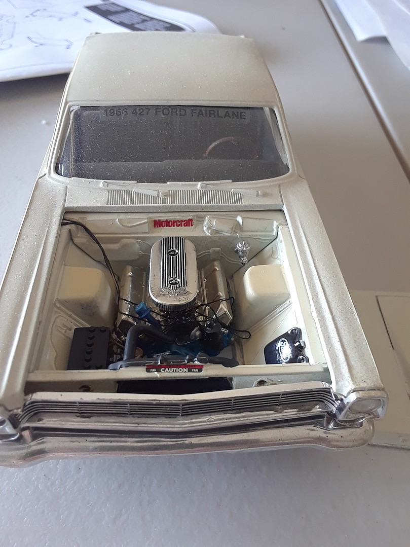 1966 Ford Fairlane 427 -- Plastic Model Car Truck Vehicle Kit -- 1/25 ...