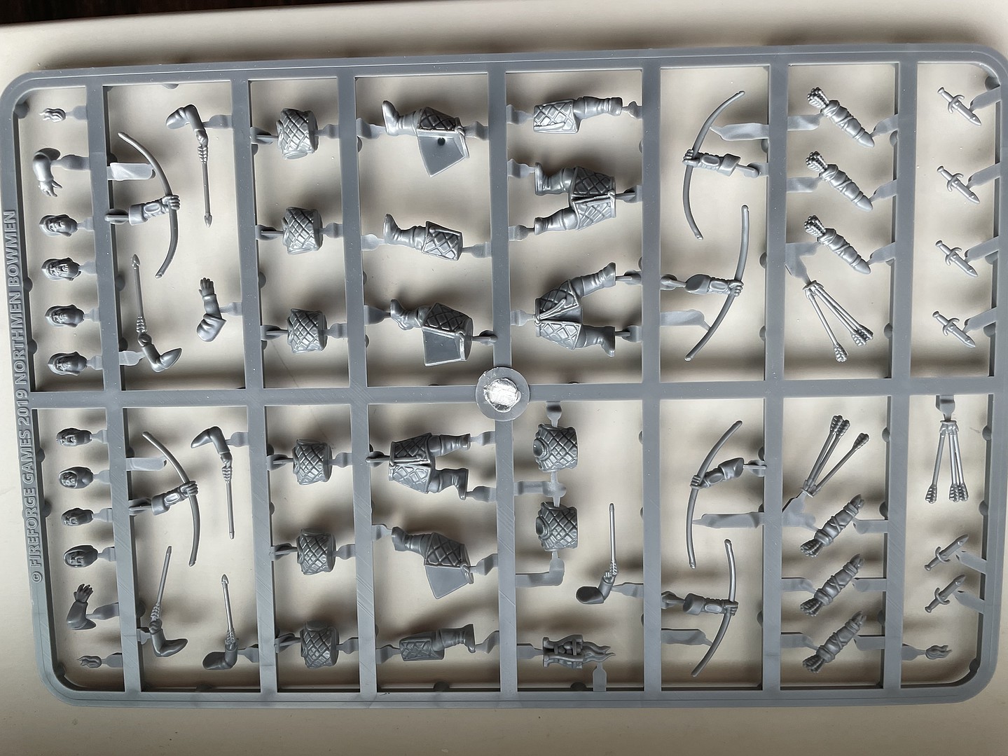 28mm Forgotten World Northmen Bowmen (12) -- Plastic Model Military ...