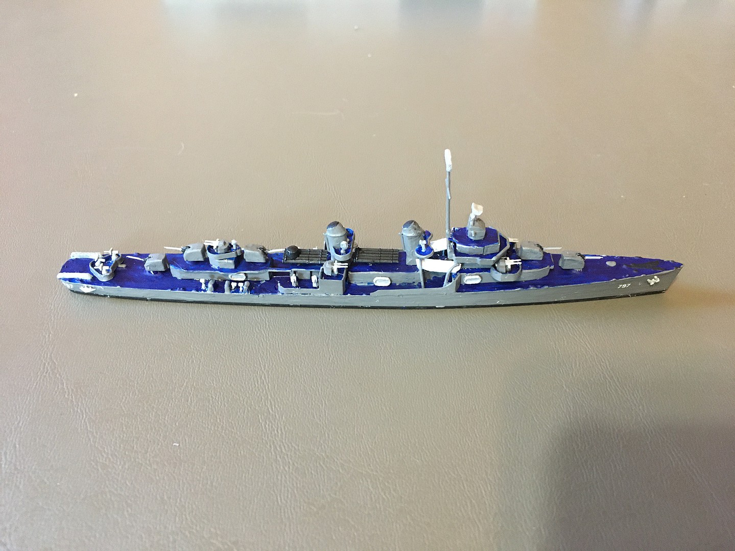 Fletcher Cushing DD-797 Destroyer -- Plastic Model Military Ship Kit ...