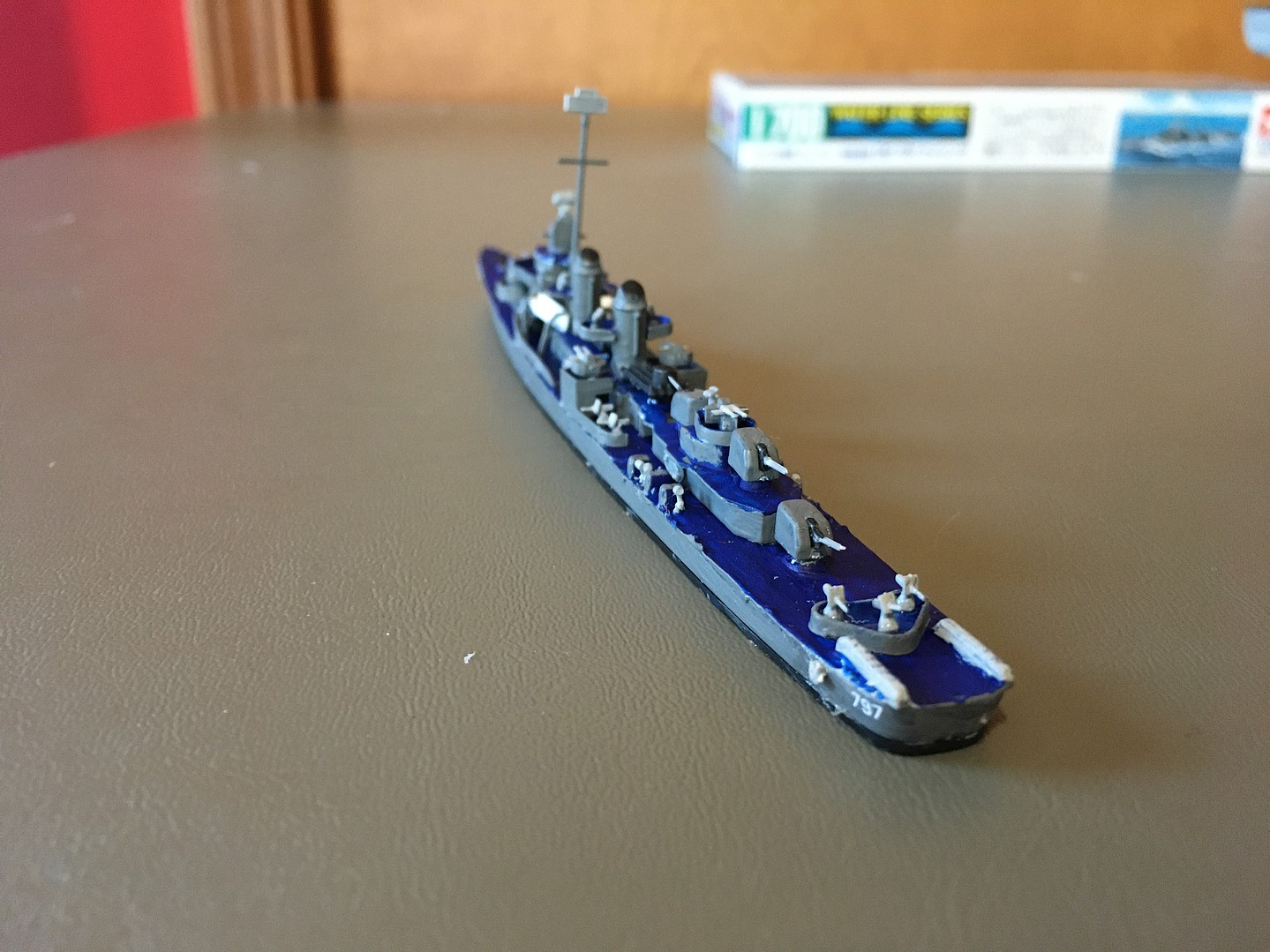 Fletcher Cushing DD-797 Destroyer -- Plastic Model Military Ship Kit ...