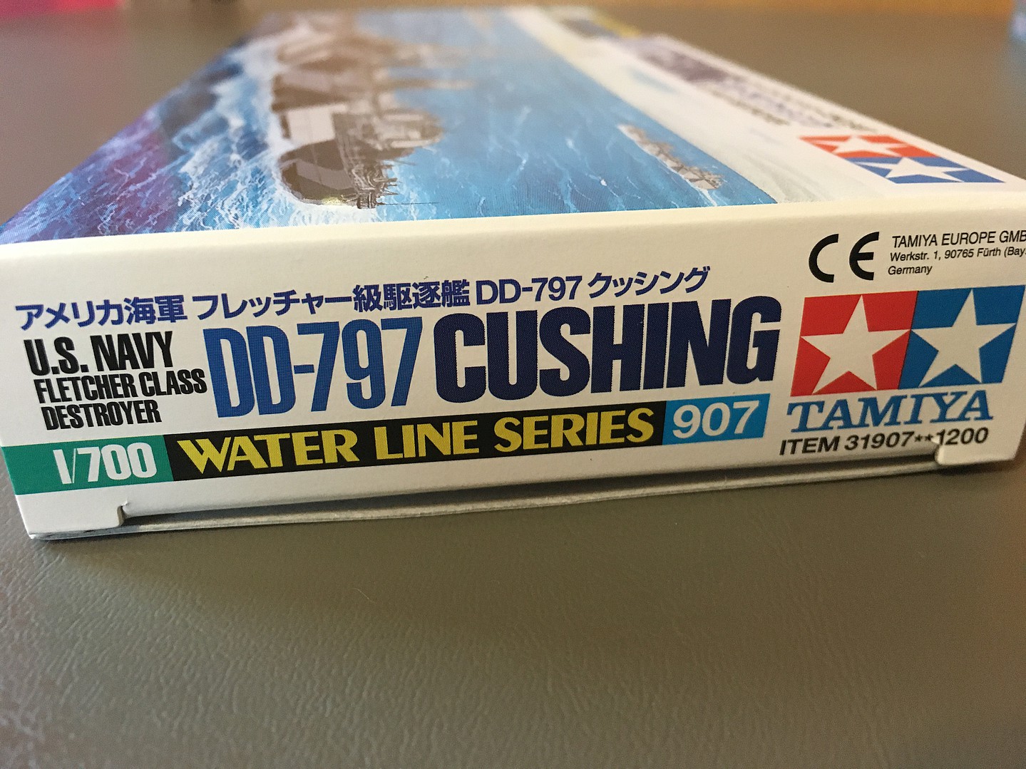 Fletcher Cushing DD-797 Destroyer -- Plastic Model Military Ship Kit ...