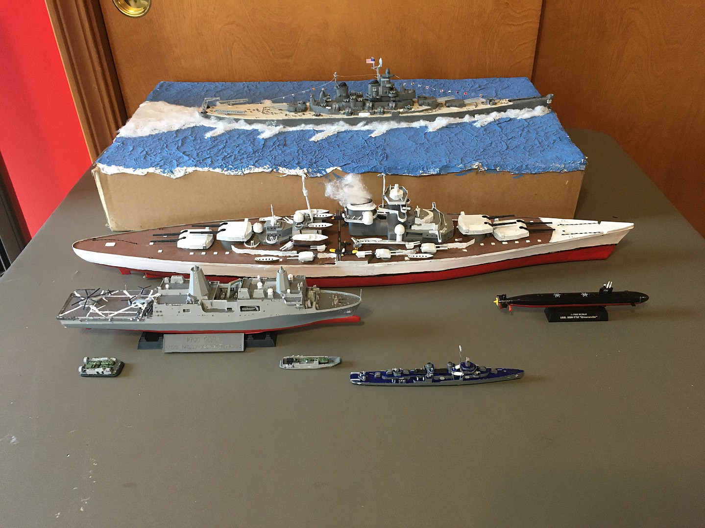 Fletcher Cushing DD-797 Destroyer -- Plastic Model Military Ship Kit ...