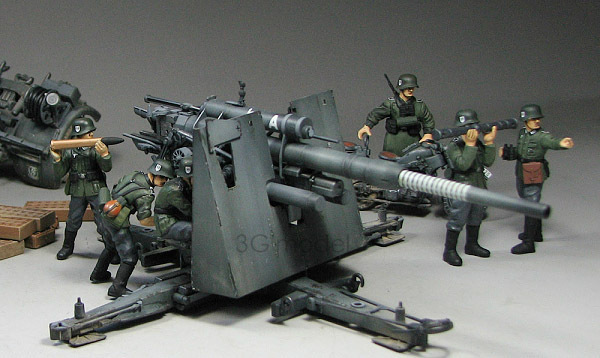 German 88mm Gun Flak 36/37 -- Plastic Model Military Diorama Kit -- 1/35 Scale -- #35017 ...
