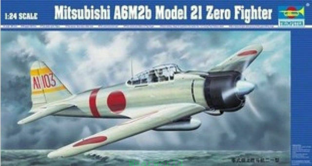 Gallery Pictures Trumpeter A6M2B Zero Type 21 Aircraft Plastic Model ...