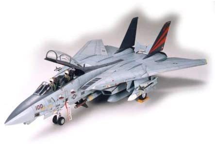 F14D Super Tomcat Fighter Aircraft -- Plastic Model Airplane Kit -- 1/ ...