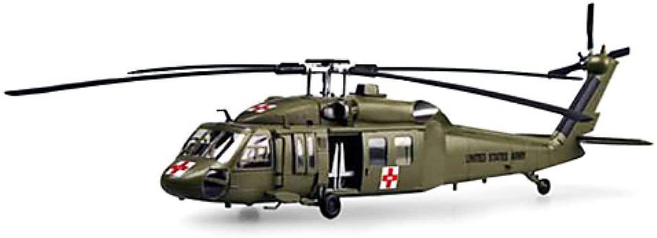 UH60A US Medevac Helicopter -- Pre-Built Plastic Model Helicopter -- 1/ ...