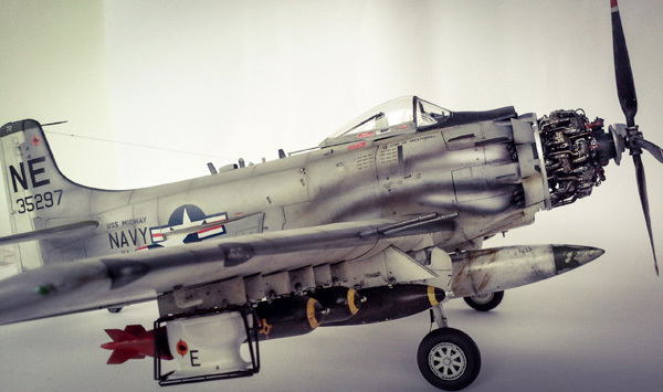 A-1H AD6 Skyraider Aircraft -- Plastic Model Airplane Kit -- 1/32 Scale ...