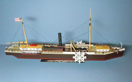 Fulton's Clermont Steam Boat (Re-Issue) -- Plastic Model Ship Kit -- 1/ ...