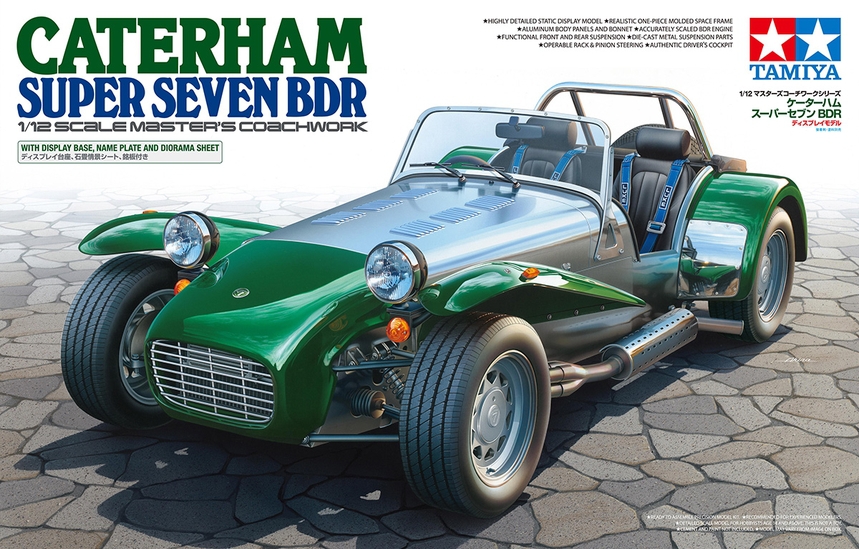 Caterham Super Seven BDR 2017 Car -- Plastic Model Car Kit -- 1/12 ...