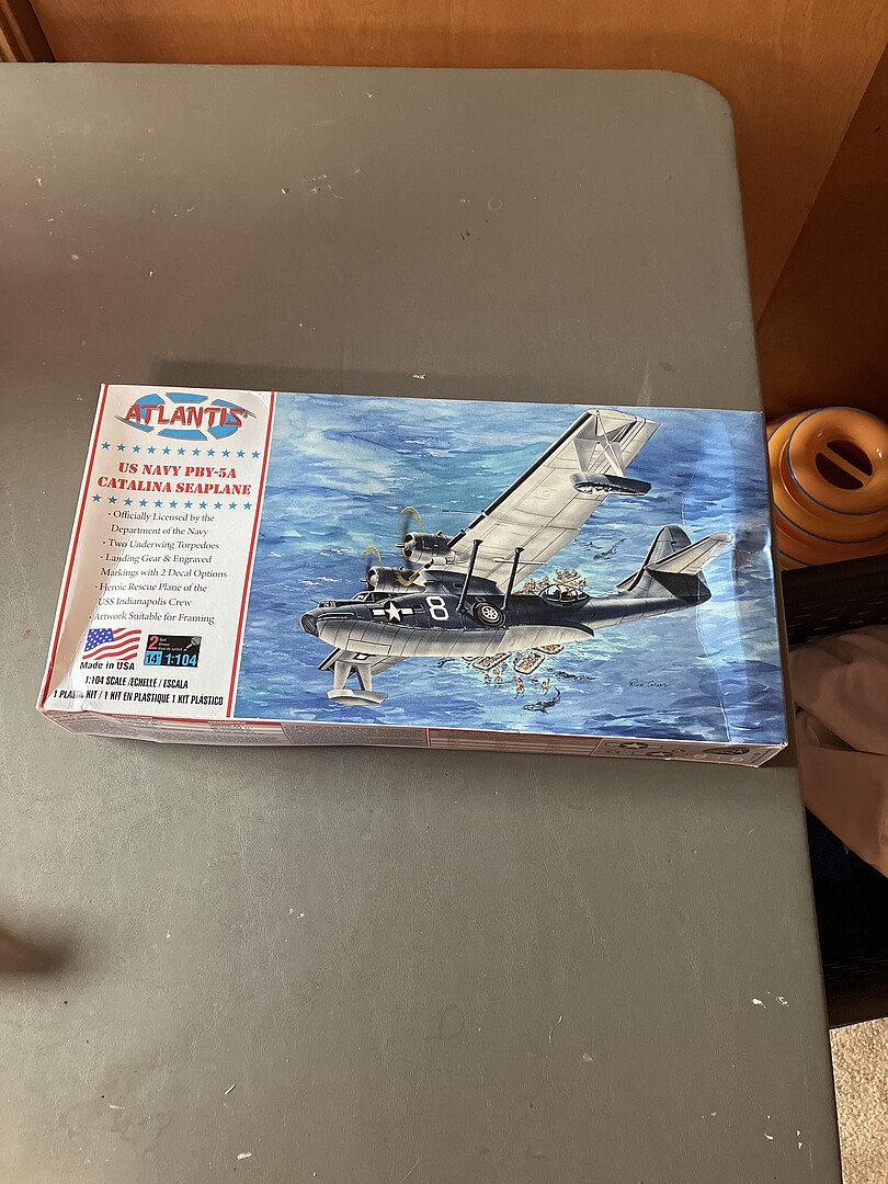 US Navy PBY-5A Catalina Seaplane -- Plastic Model Airplane Kit -- 1/104 ...