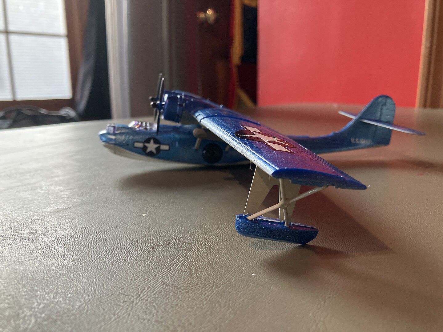 US Navy PBY-5A Catalina Seaplane -- Plastic Model Airplane Kit -- 1/104 ...