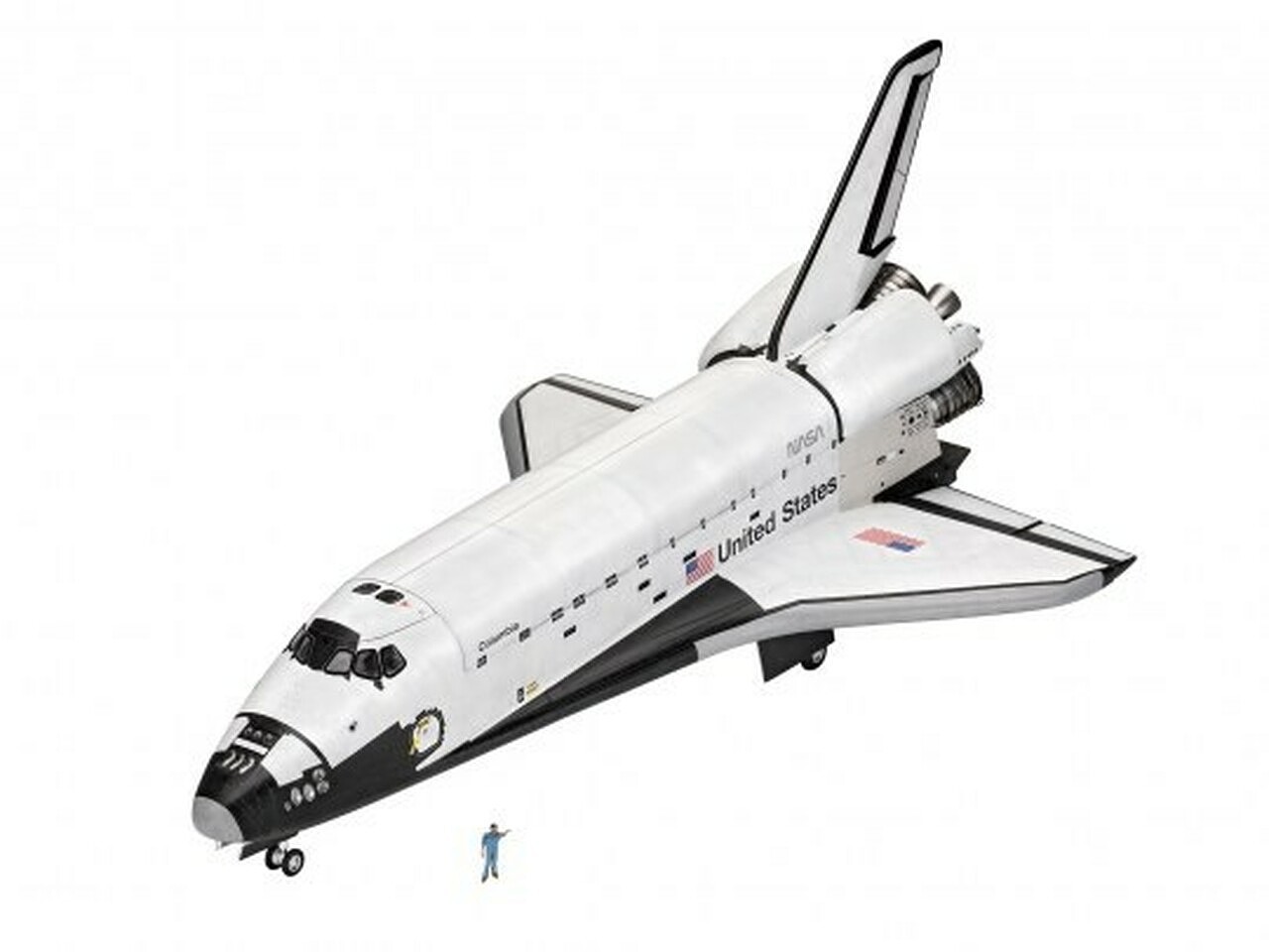 Space Shuttle 40th Anniversary Set -- Plastic Space Model Kit -- 1/72 ...
