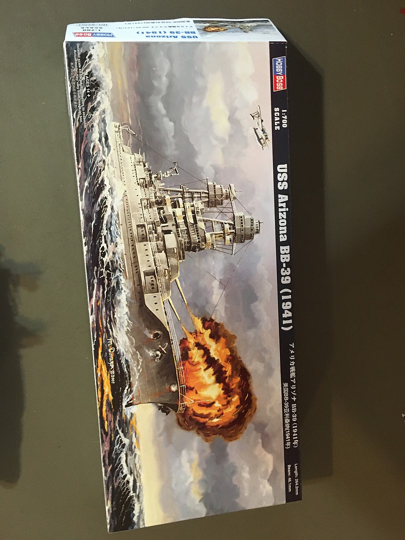 USS Arizona BB-39 -- Plastic Model Military Ship Kit -- 1/700 Scale ...