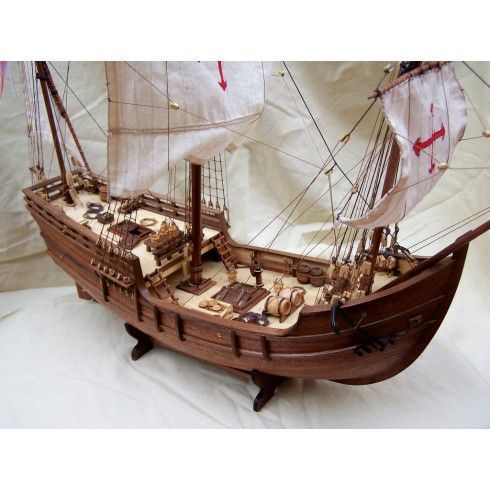 1/65 La Pinta Wooden Model Ship Kit pictures by beaubowden6 ( Troy Ohio )
