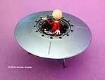 Pegasus Alpha Centauri UFO (2) Science Fiction Plastic Model Kit 1/32 ...