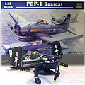 Trumpeter F8F1 Bearcat Fighter Plastic Model Airplane 1/32 Scale #02247
