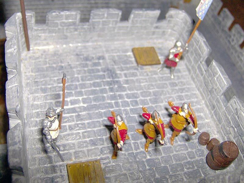 Medieval Castle -- Plastic Model Building Kit -- 1/72 Scale -- #72005 ...
