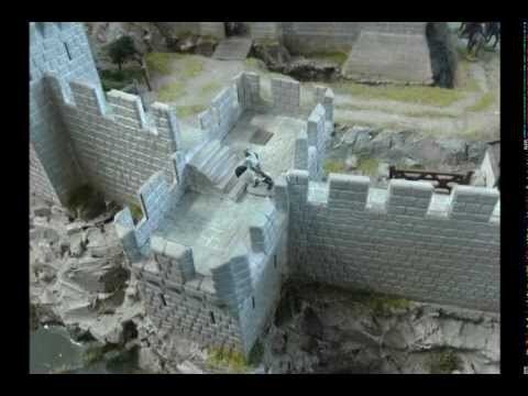 Medieval Castle -- Plastic Model Building Kit -- 1/72 Scale -- #72005 ...