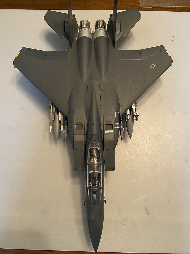 F15E Strike Eagle Dual Roles Fighter -- Plastic Model Aircraft Kit -- 1 ...