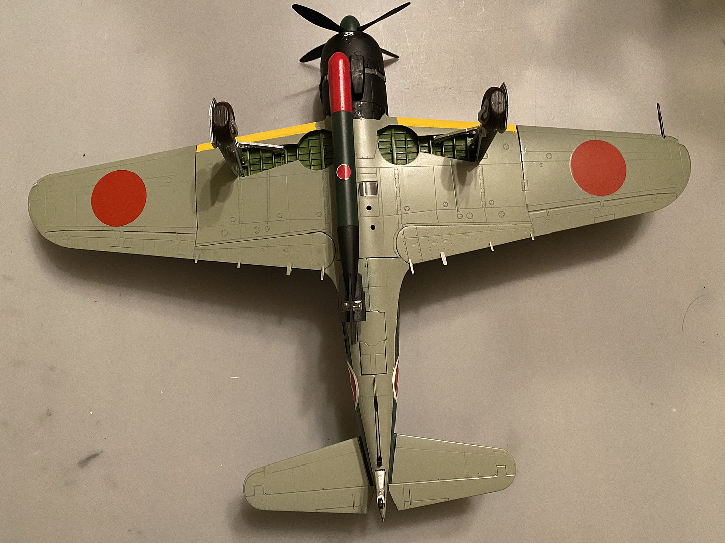 Carrier-Borne Attack Bomber Tenzan Type 12 -- Plastic Model Airplane ...