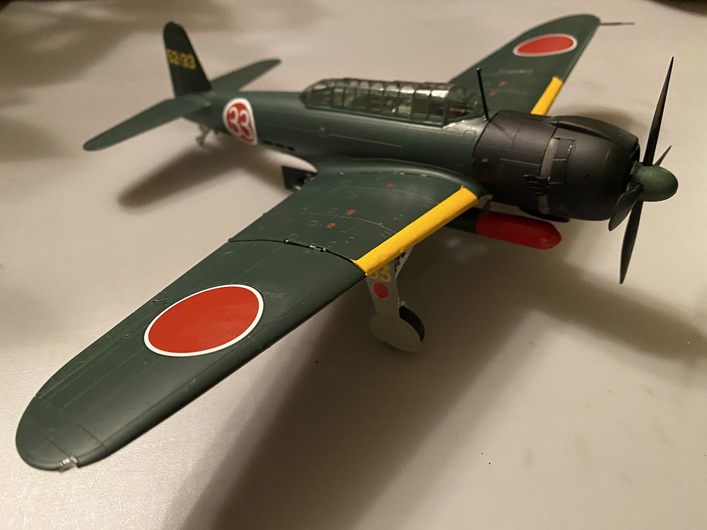 Carrier-Borne Attack Bomber Tenzan Type 12 -- Plastic Model Airplane ...
