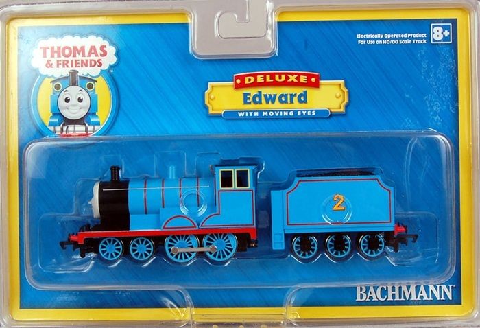 Edward w/Moving Eyes -- HO Scale Thomas-the-Tank Electric Car -- #58746 ...