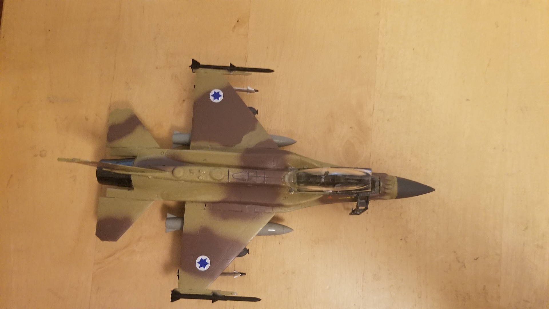 F16I Falcon Israeli AF Tactical Fighter -- Plastic Model Airplane Kit ...