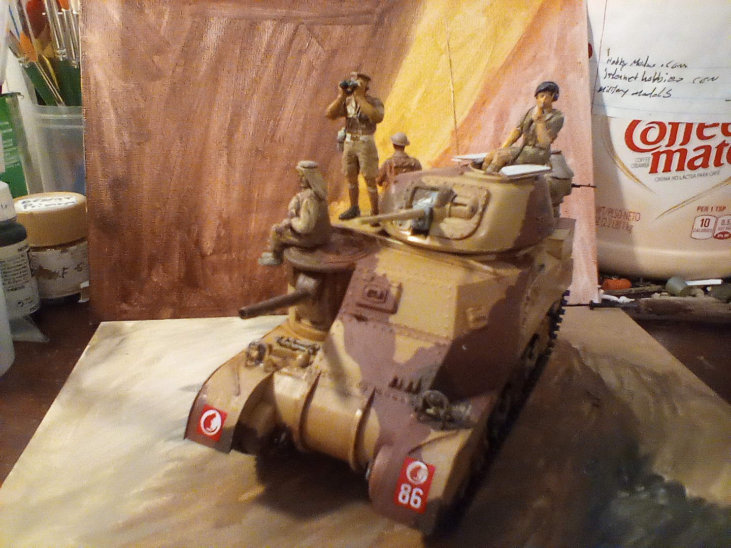 British M3 Grant Tank -- Plastic Model Military Vehicle Kit -- 1/35 ...