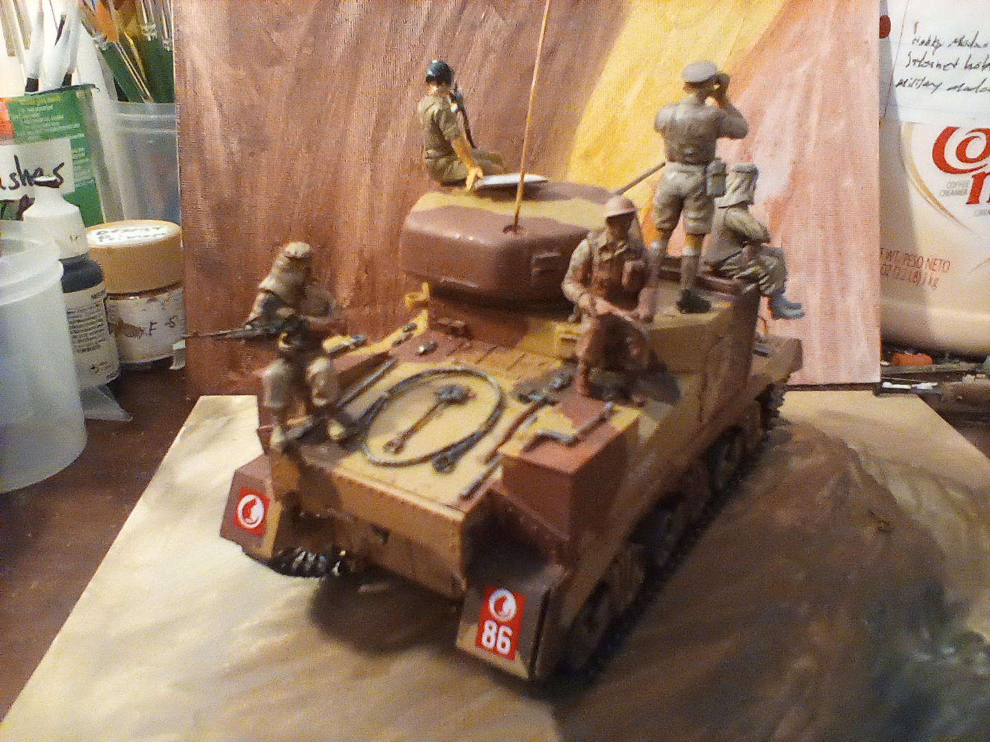 British M3 Grant Tank -- Plastic Model Military Vehicle Kit -- 1/35 ...