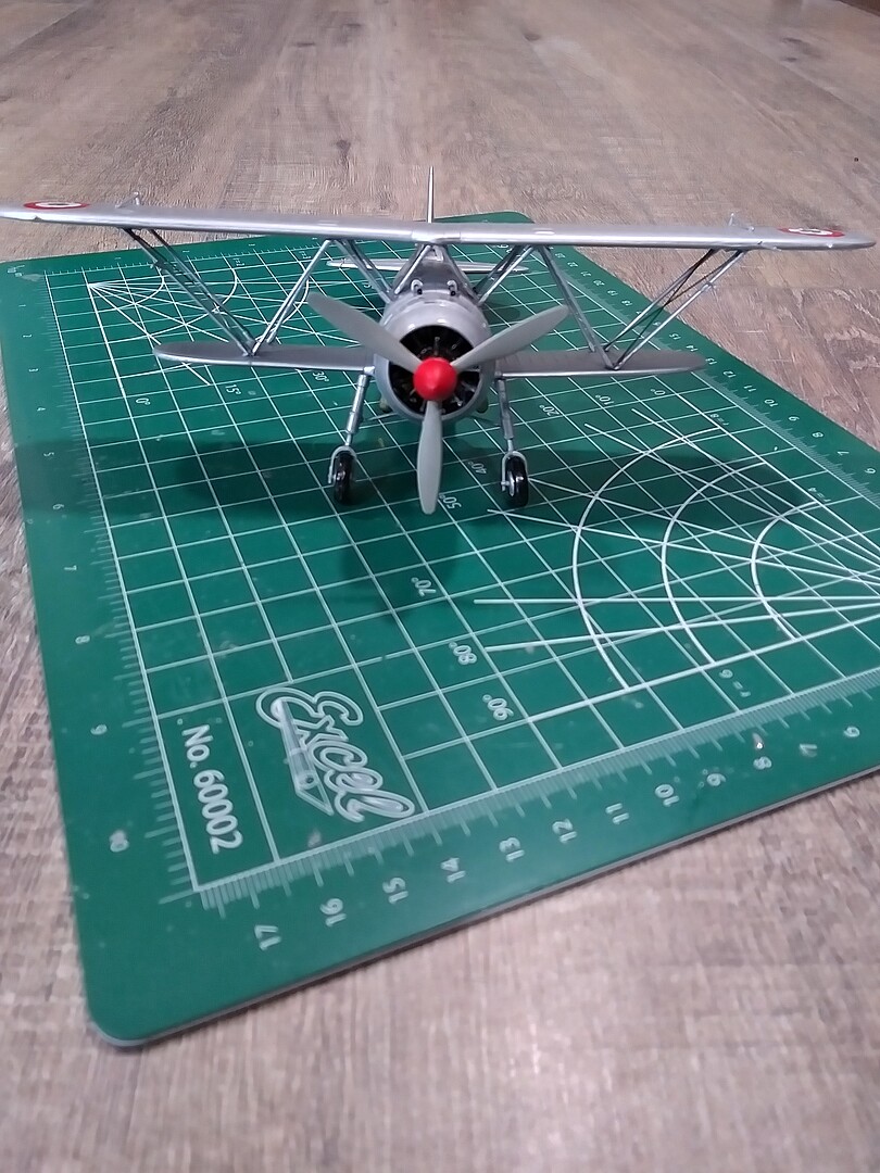 Fiat CR42 BiPlane Fighter Battle of Britain -- Plastic Model Airplane ...