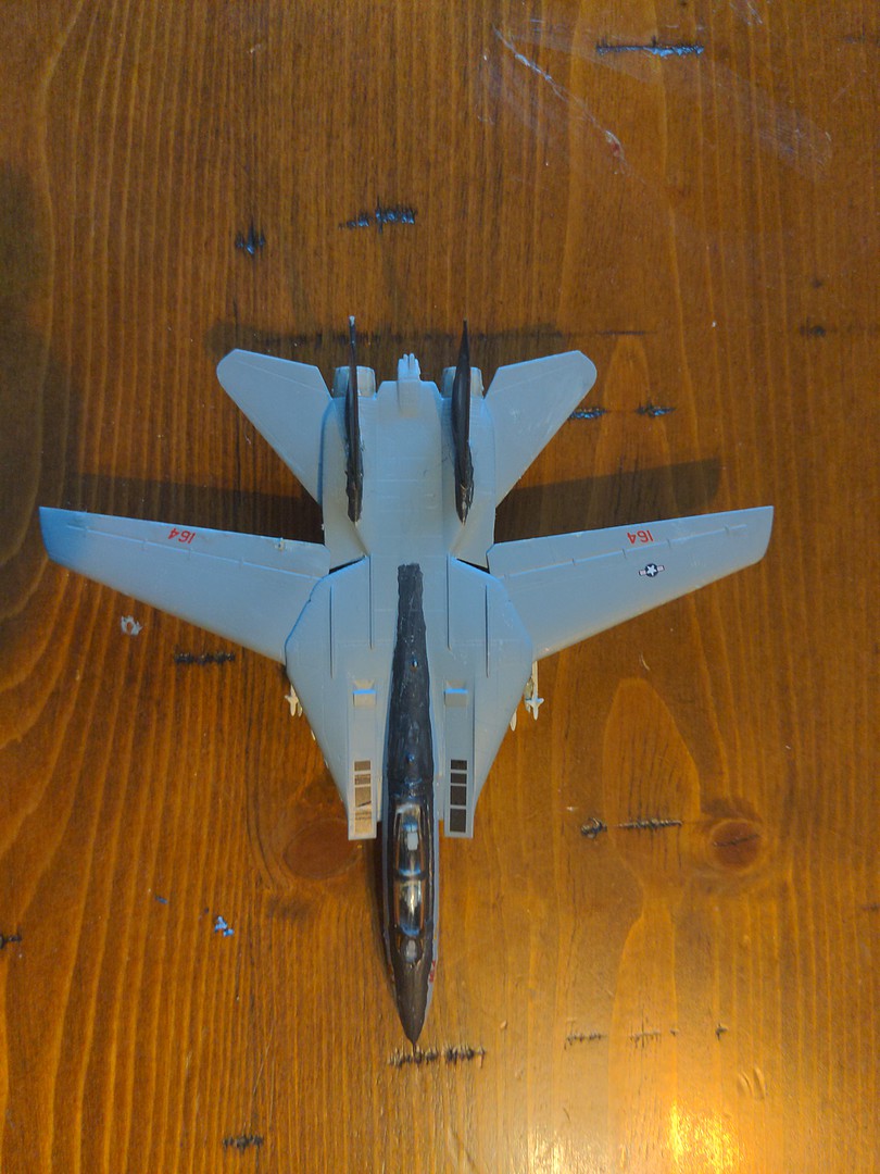 F14D Grim Reapers USN Super Tomcat -- Plastic Model Airplane Kit -- 1/ ...