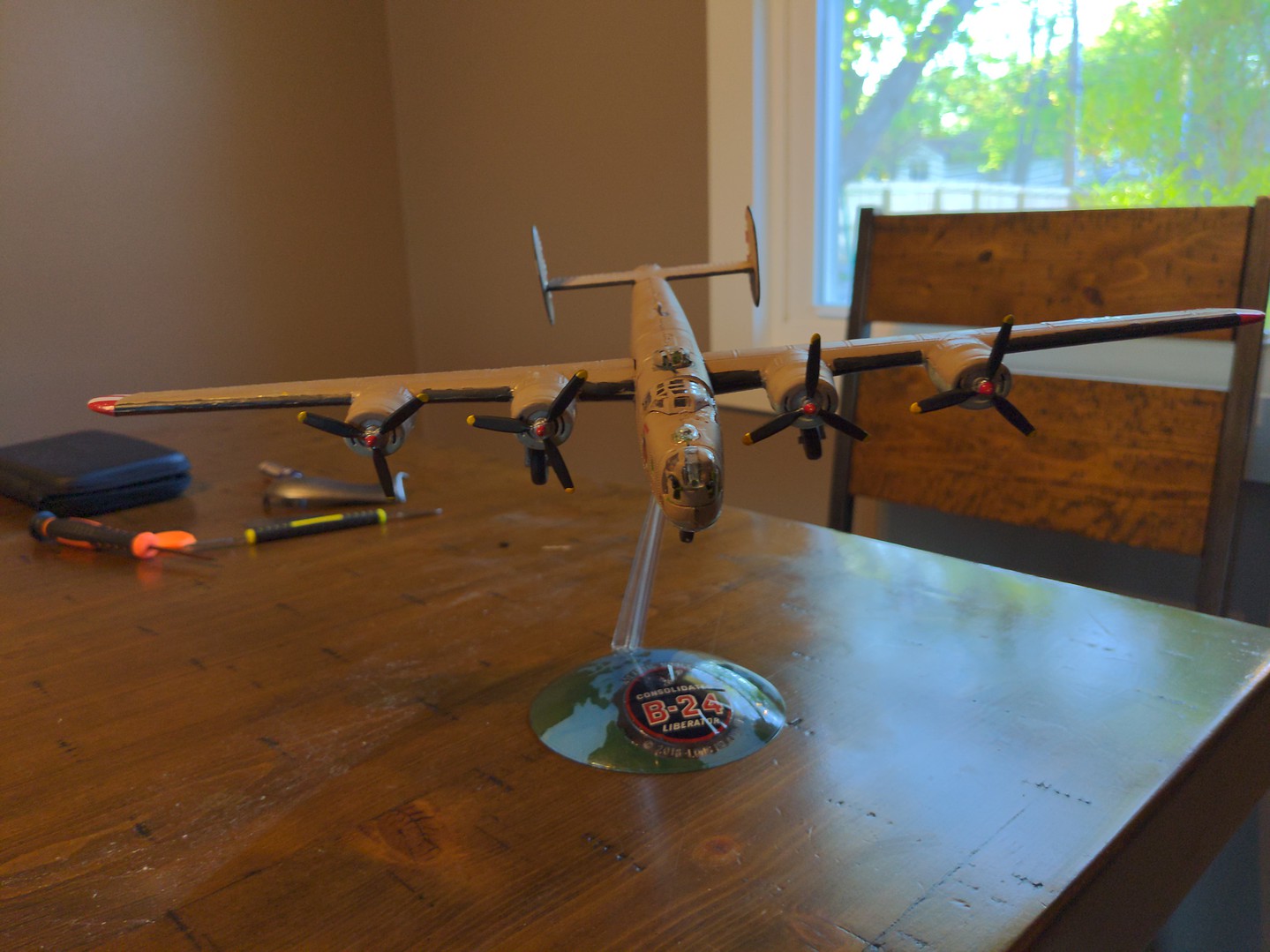 B-24J Liberator Bomber (Buffalo Bill) -- Plastic Model Airplane Kit ...