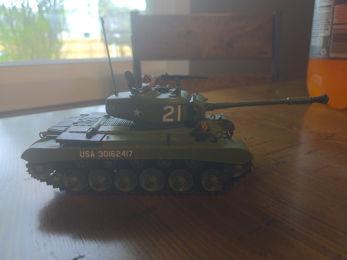 US M-46 Patton Tank -- Plastic Model Military Vehicle Kit -- 1/48 Scale ...