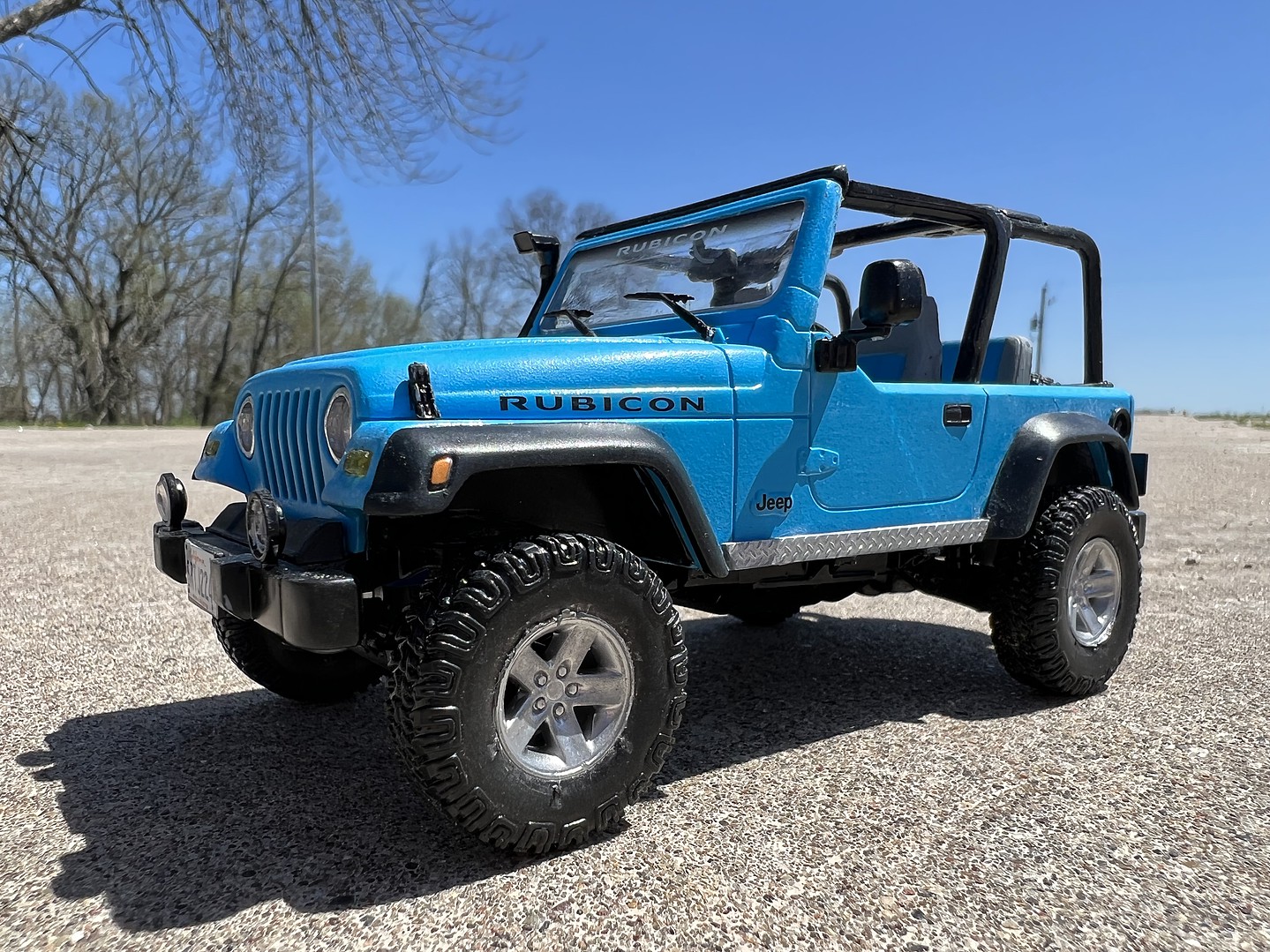 2003 Jeep Rubicon -- Plastic Model Car Kit -- 1/25 Scale -- #854053 ...