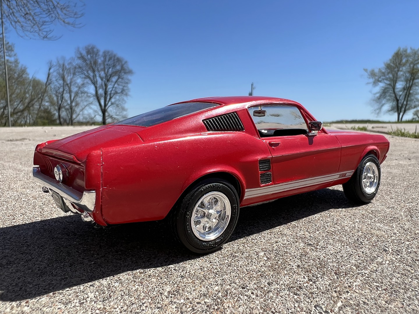 1967 Ford Mustang GT Fastback -- Plastic Model Car Vehicle Kit -- 1/25 ...
