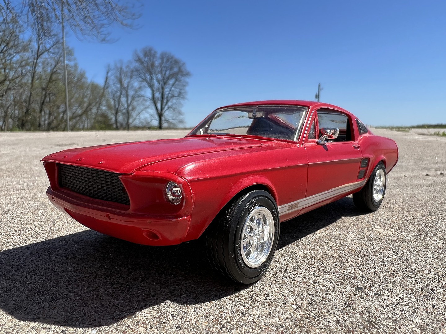 1967 Ford Mustang GT Fastback -- Plastic Model Car Vehicle Kit -- 1/25 ...