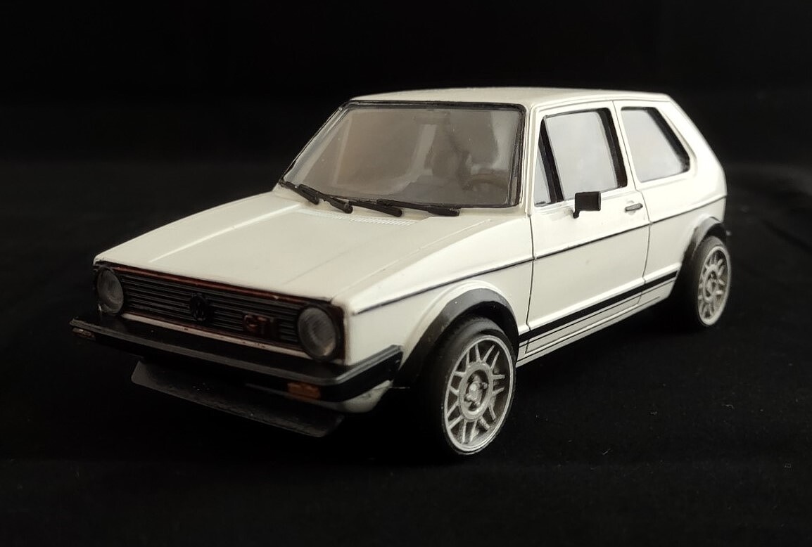 '78 Volkswagen Golf 11 -- Plastic Model Car Vehicle Kit -- 1/24 Scale ...