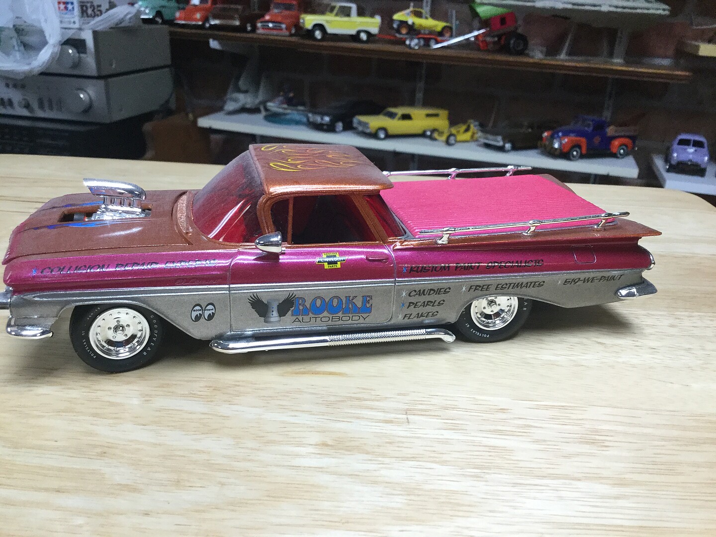 1959 Chevy El Camino Original Art Series -- Plastic Model Car Kit -- 1/25 Scale -- #1058 ...