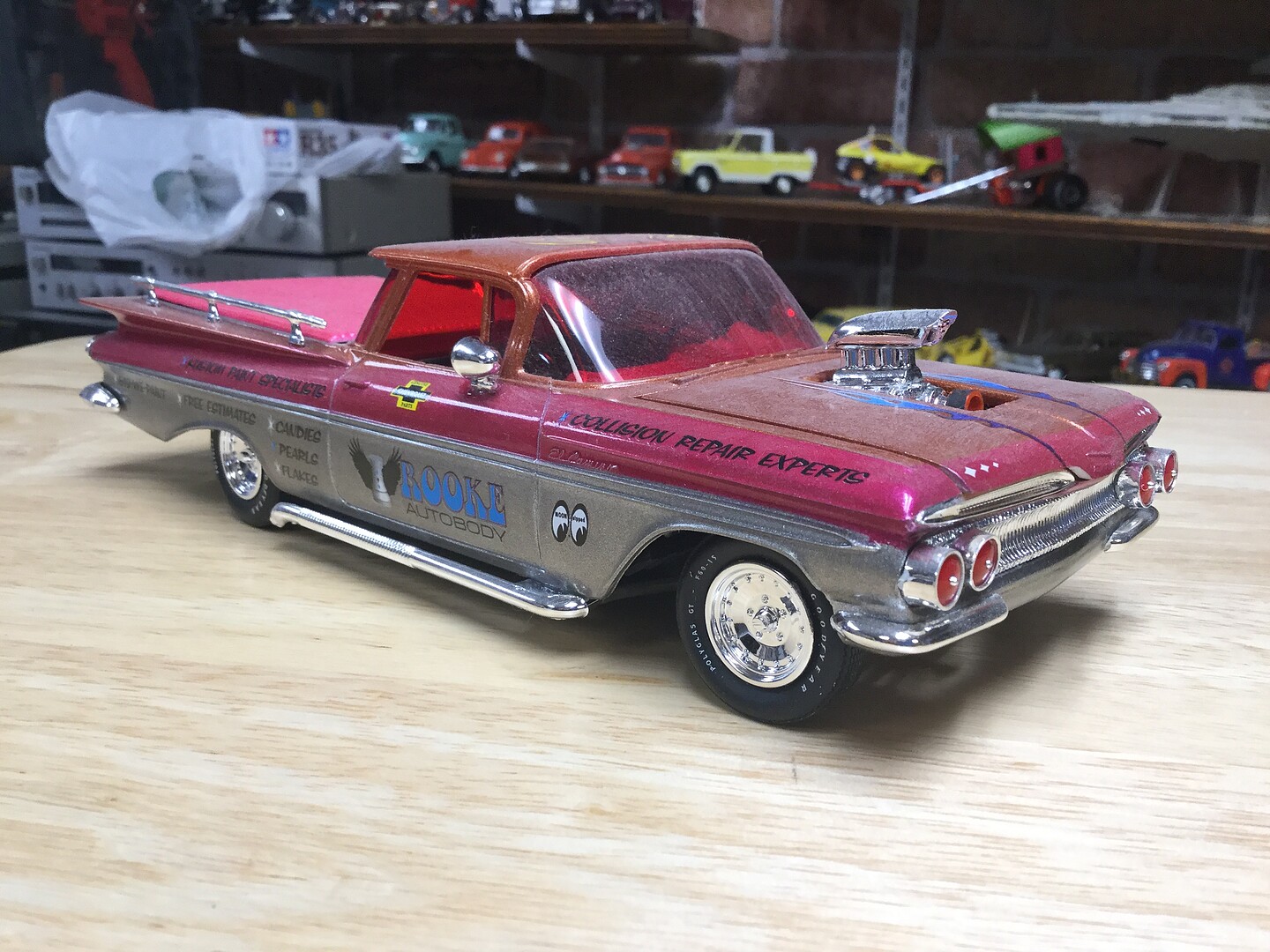 1959 Chevy El Camino Original Art Series -- Plastic Model Car Kit -- 1/25 Scale -- #1058 ...