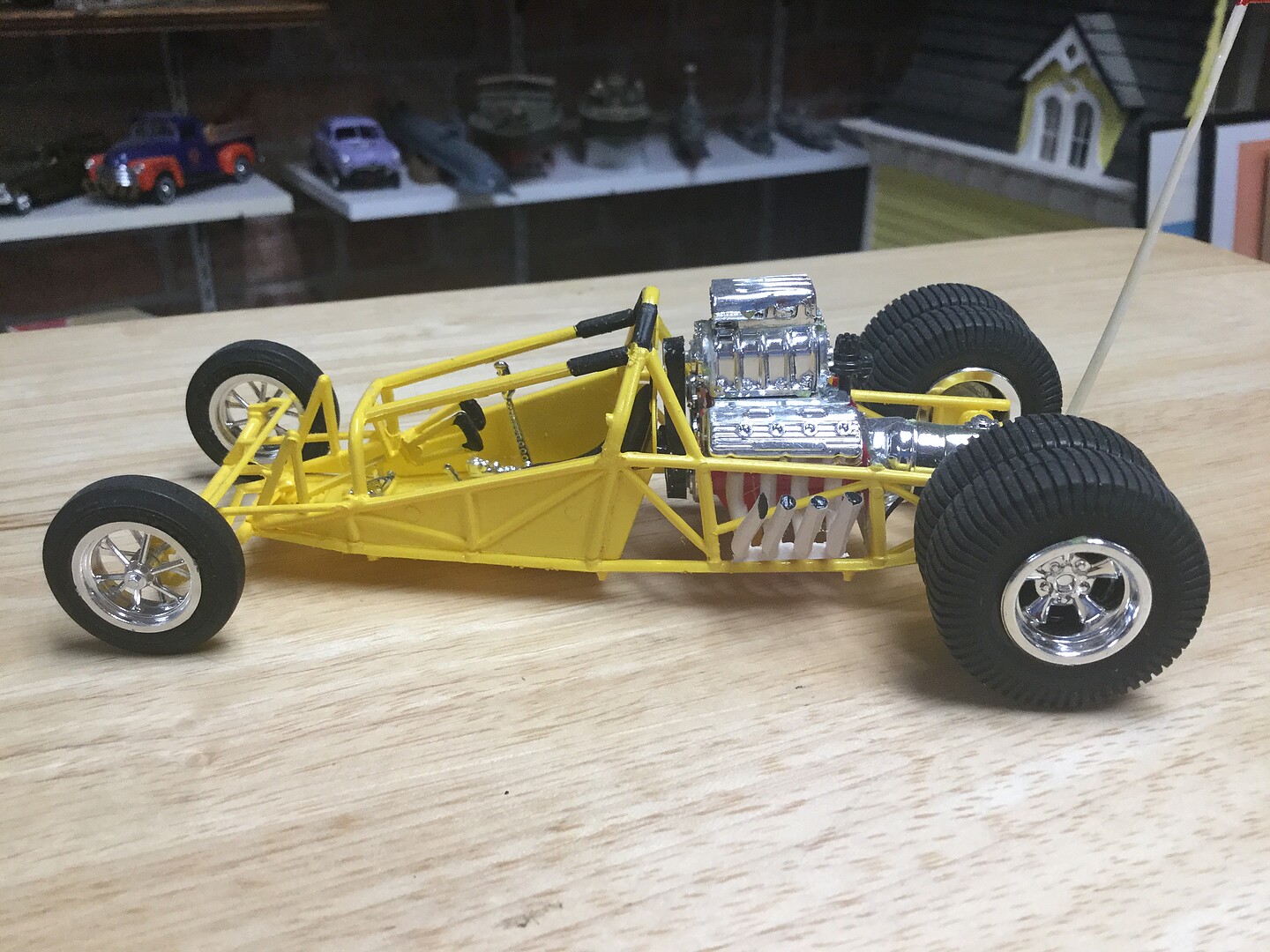 Bronco Half Cab Sandman II w/Dune Buggy and Trailer -- 1/25 Scale ...