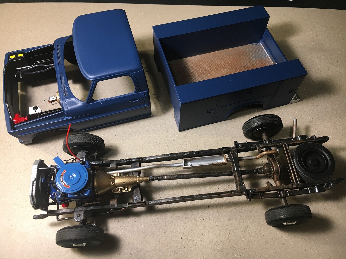 1967 Ford F100 Service Bed Pickup Truck -- Plastic Model Vehicle Kit ...