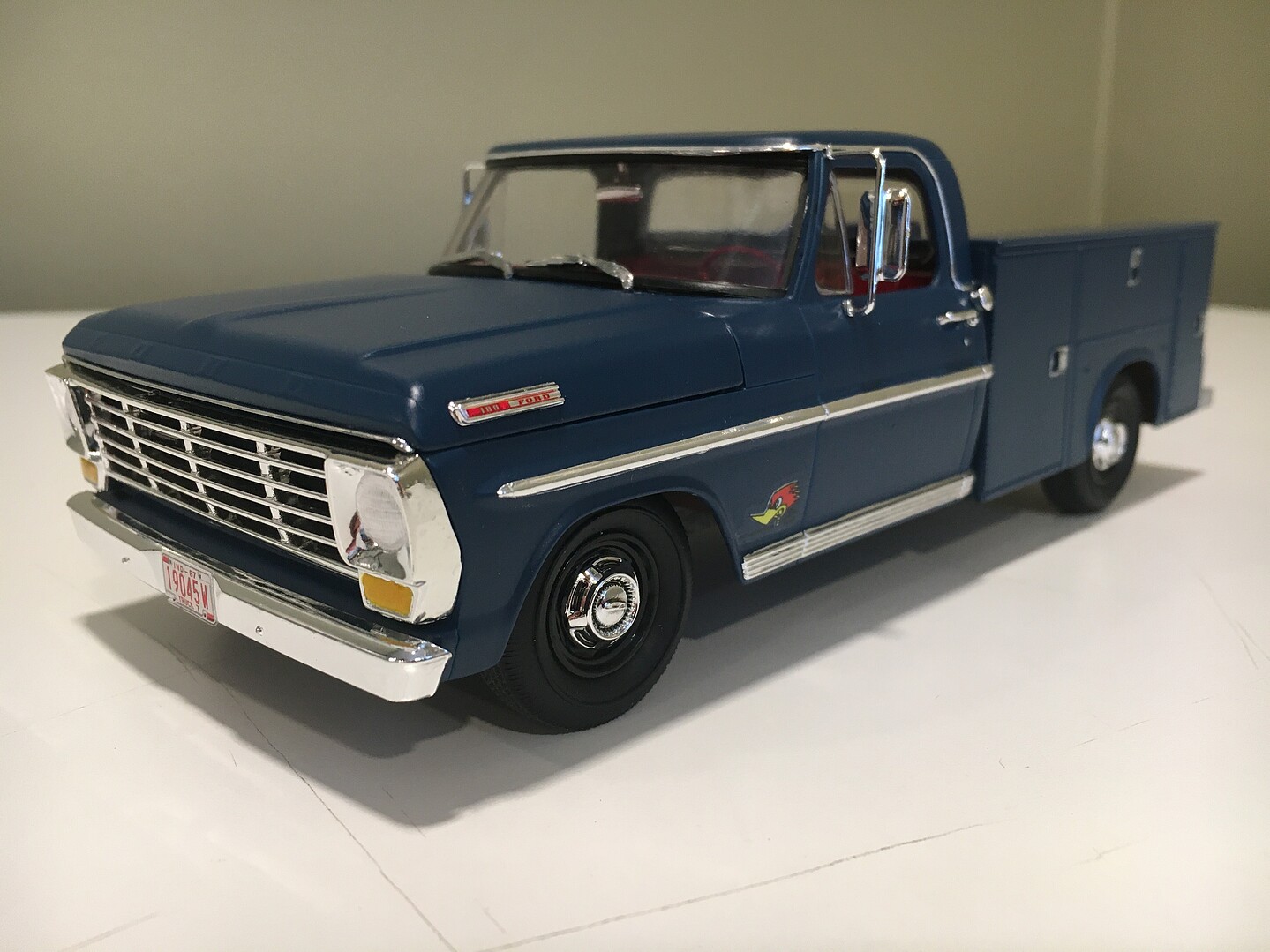 1967 Ford F100 Service Bed Pickup Truck -- Plastic Model Vehicle Kit ...