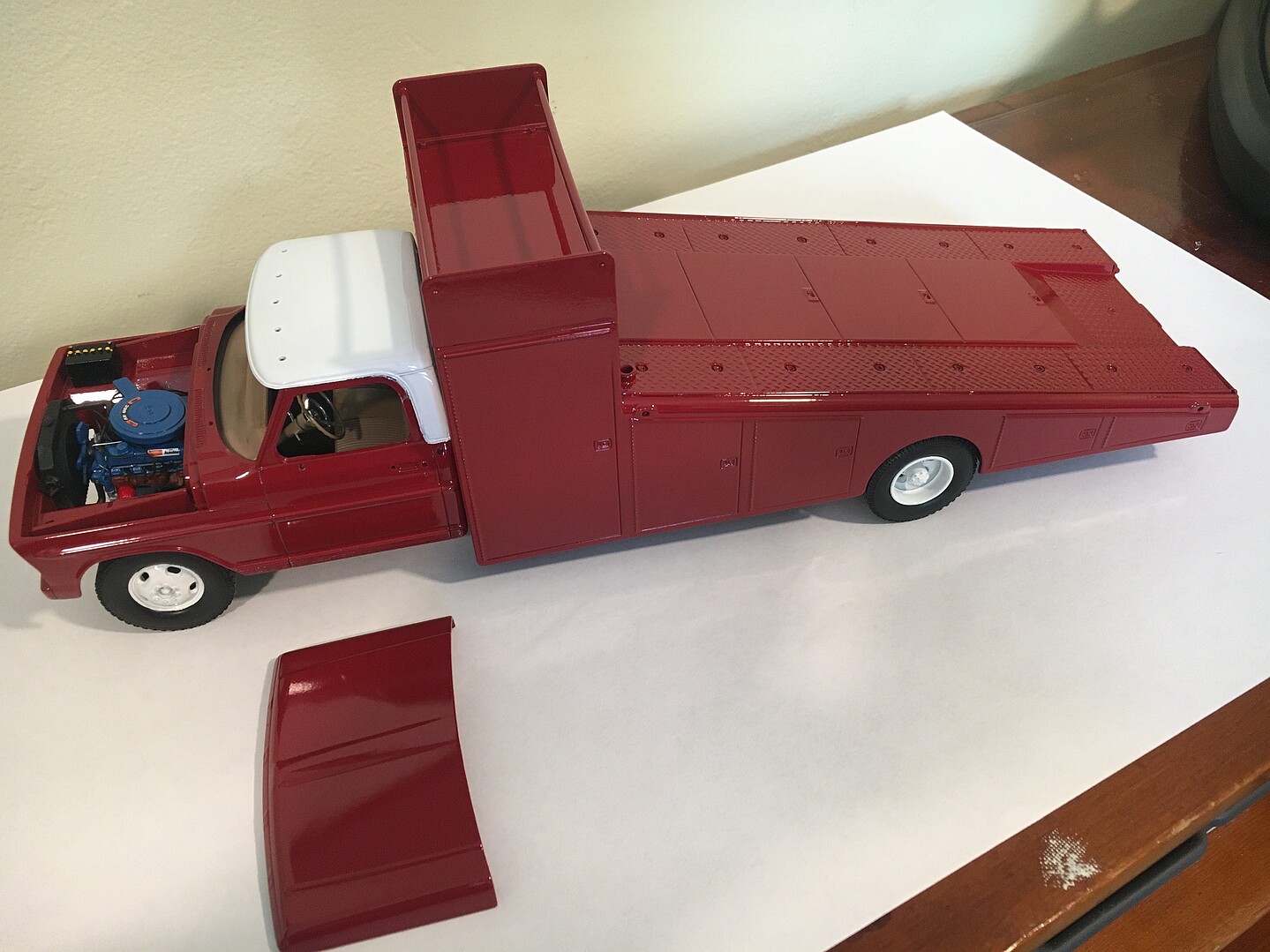 1967 Ford F350 Ramp Truck (Ltd Prod) -- Plastic Model Car Truck Vehicle ...