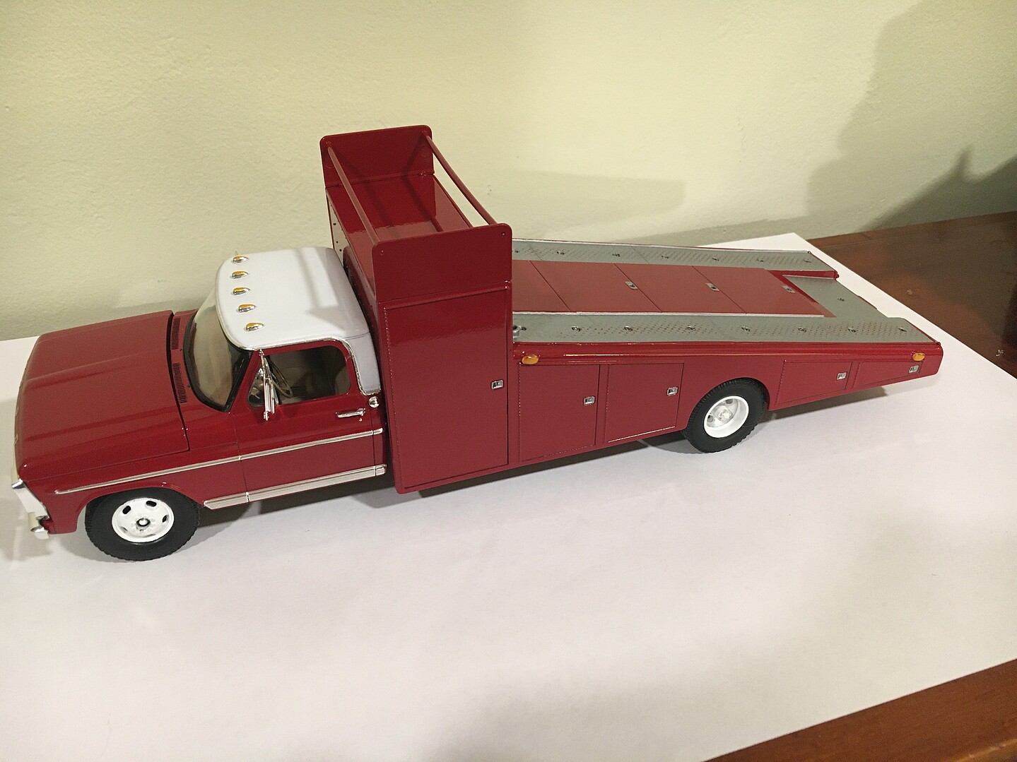 1967 Ford F350 Ramp Truck (Ltd Prod) -- Plastic Model Car Truck Vehicle ...