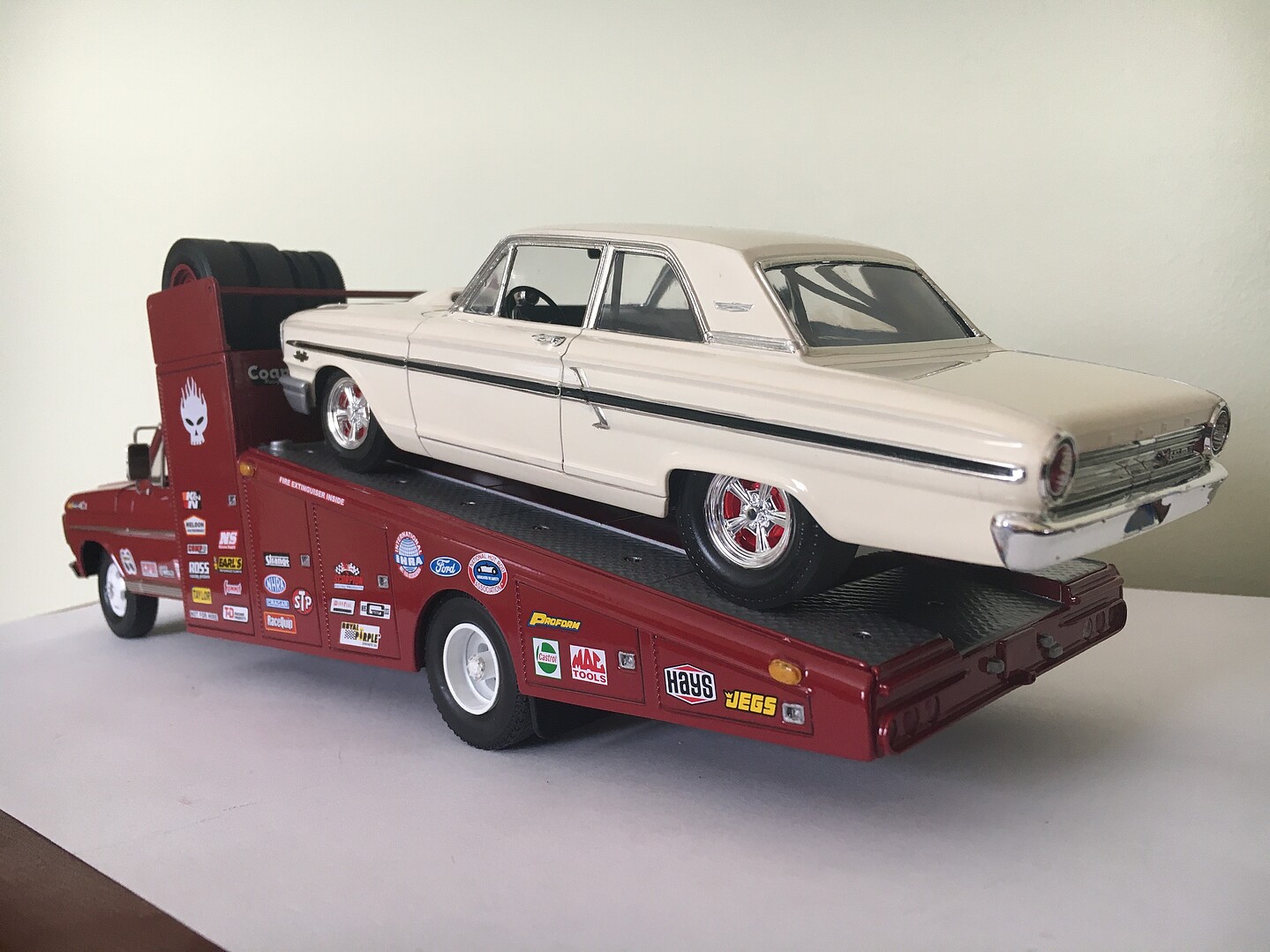 1967 Ford F350 Ramp Truck (Ltd Prod) -- Plastic Model Car Truck Vehicle ...