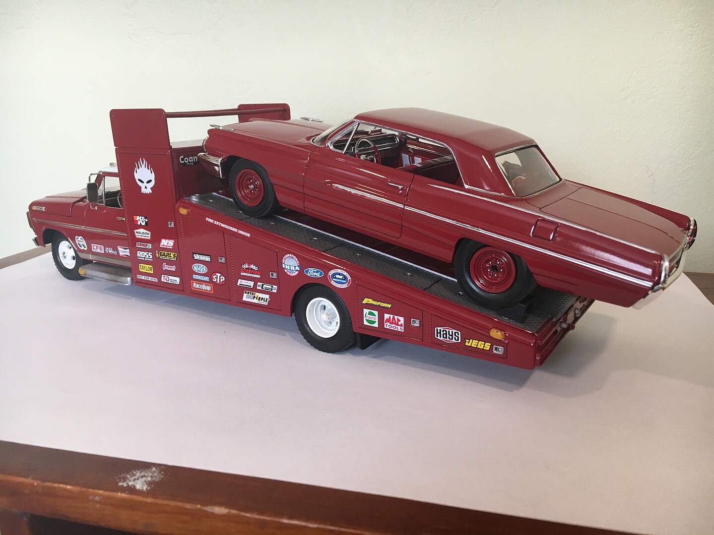 1967 Ford F350 Ramp Truck (Ltd Prod) -- Plastic Model Car Truck Vehicle ...